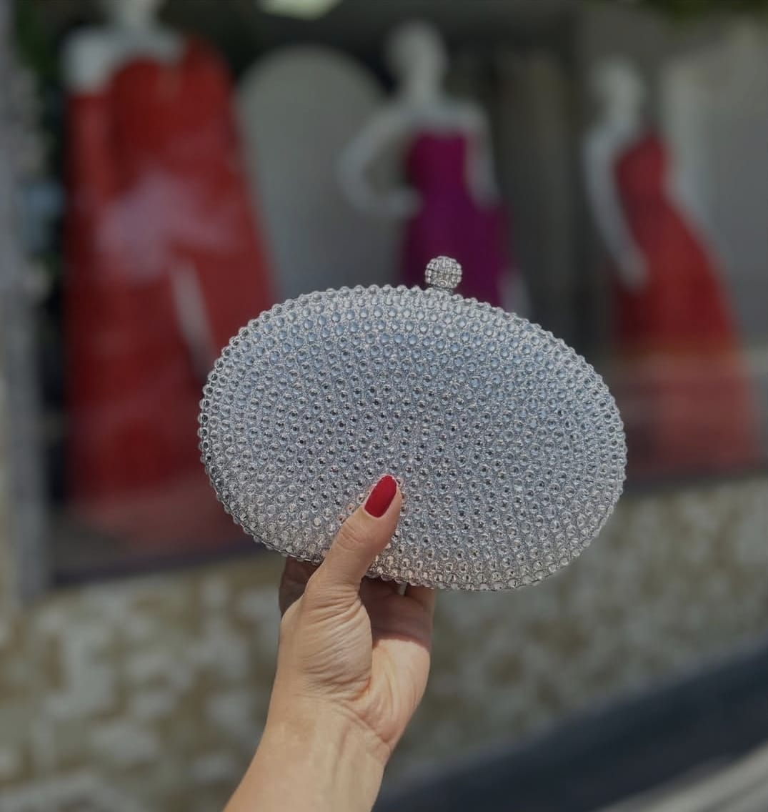 essentials - Silver Clutch – Rebajas